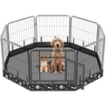 Dog Playpen Bottom Pad Fits for 24 Inch 8 Panels Metal Exercise Pet ...