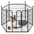 Dog Playpen,Broxin 6 Panels 24 inch Pet Playpen with Door for Dogs,Cats ...