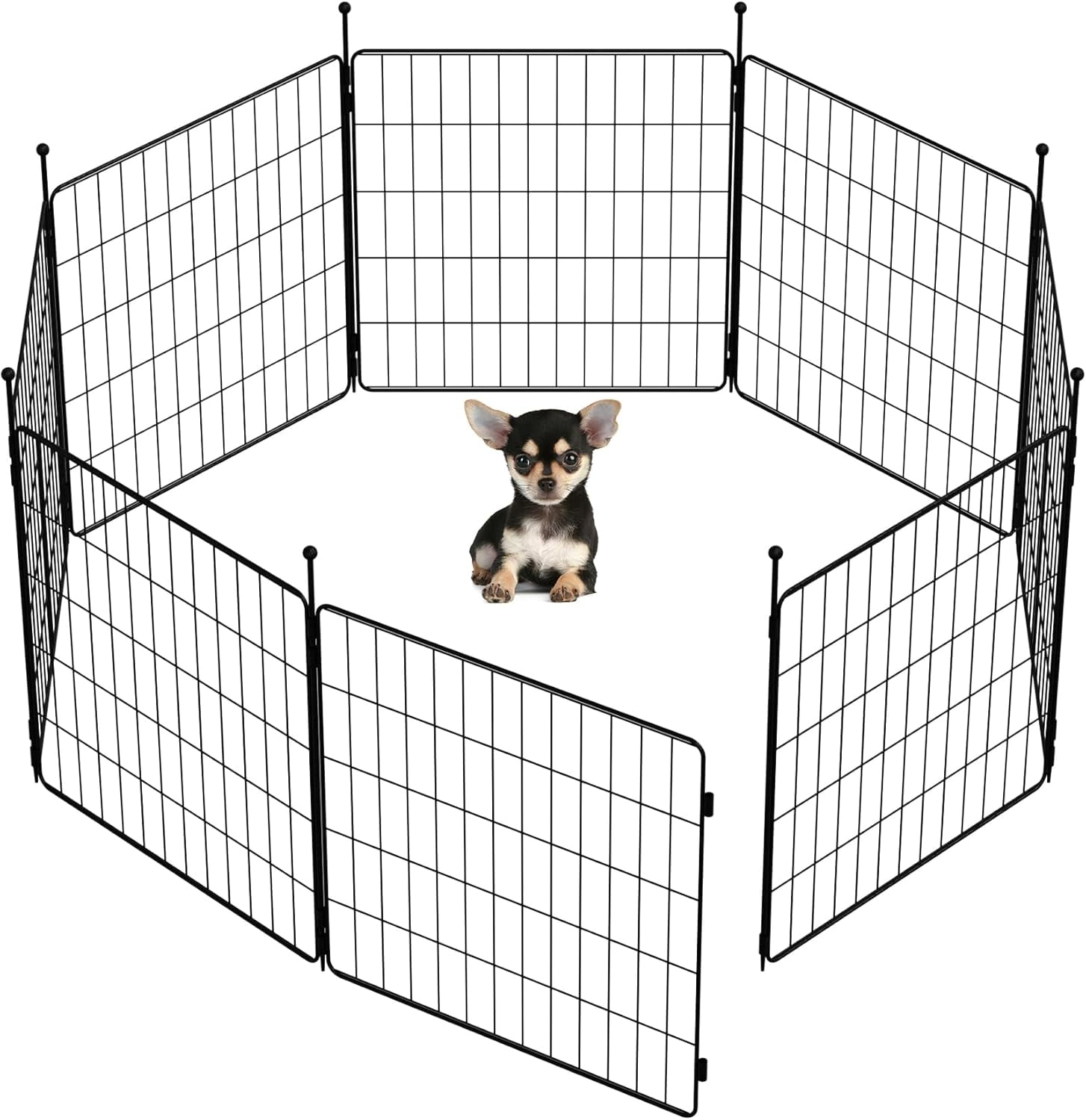 MiniPaws Dog Playpen Designed for Puppies/Small Dogs, Expandable Dog ...