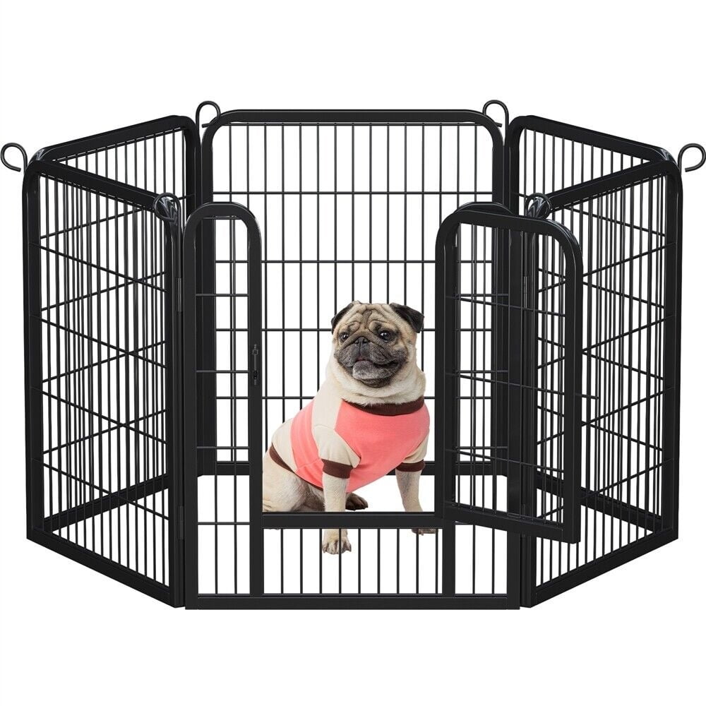 Dog Playpen Outdoor,2 Panels 25-32 Height Dog Fence Exercise Pen with ...