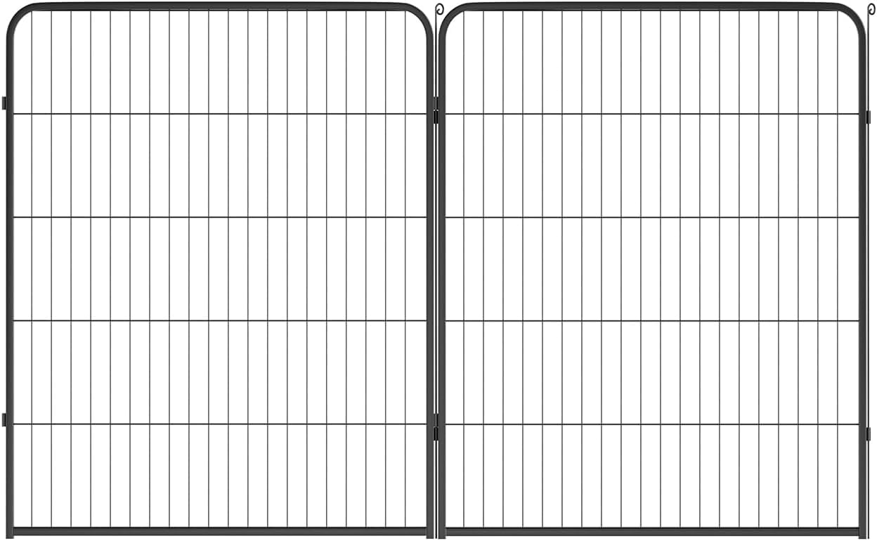 Dog Playpen Outdoor 40" Dog Playpens Heavy Duty Dog Pen 2 Panels Metal ...