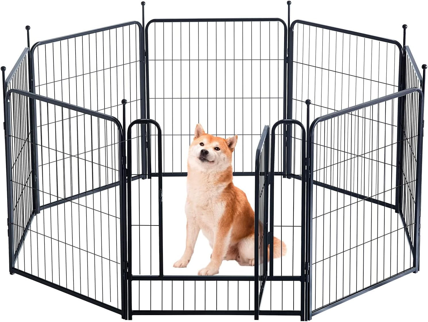 Dog Playpen,Portable Outdoor Dog Fence, Dog Playpen for Large/Medium ...