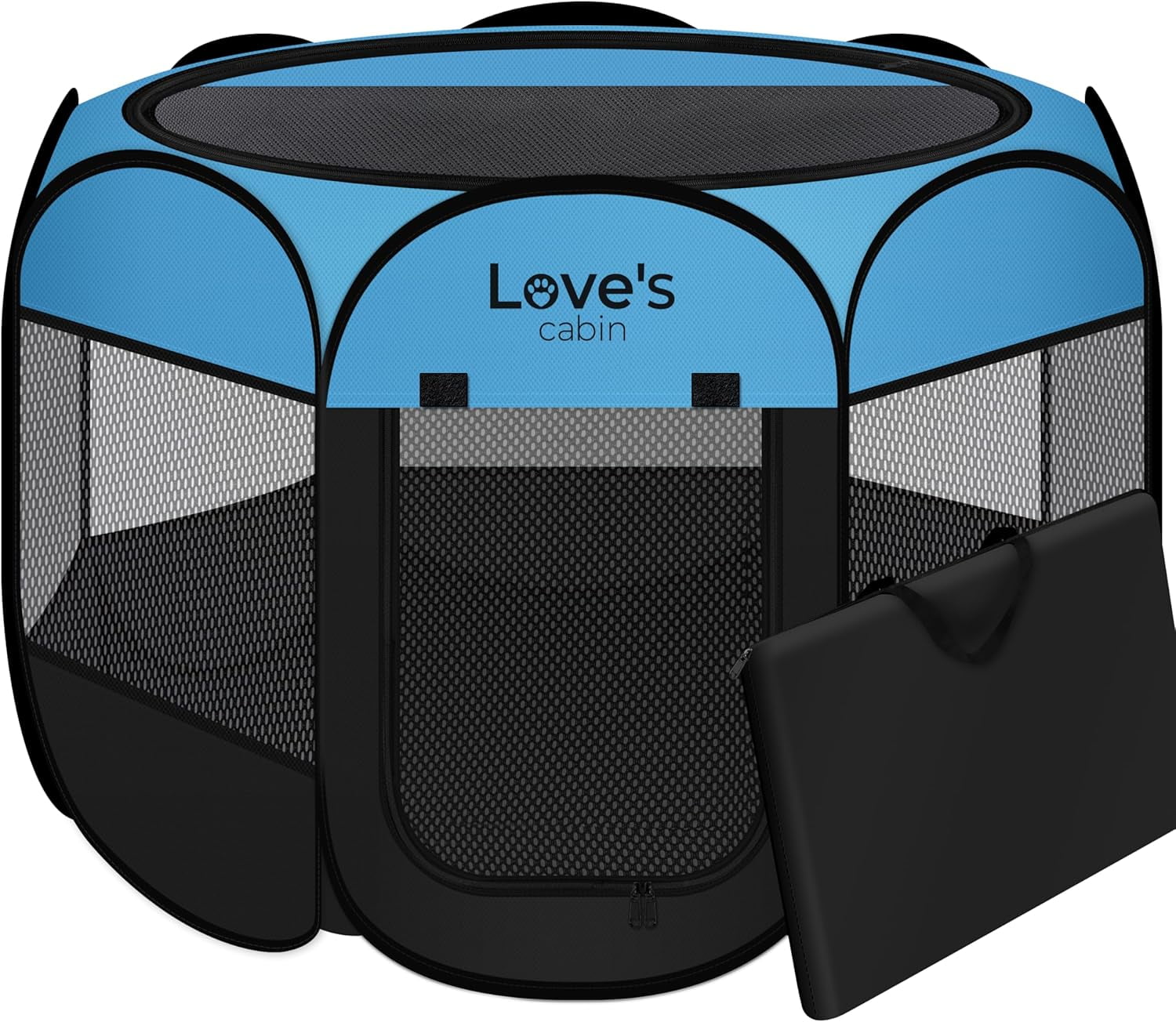 Dog Playpen, Small Dog Tent Crates Cage Indoor/Outdoor, Portable ...