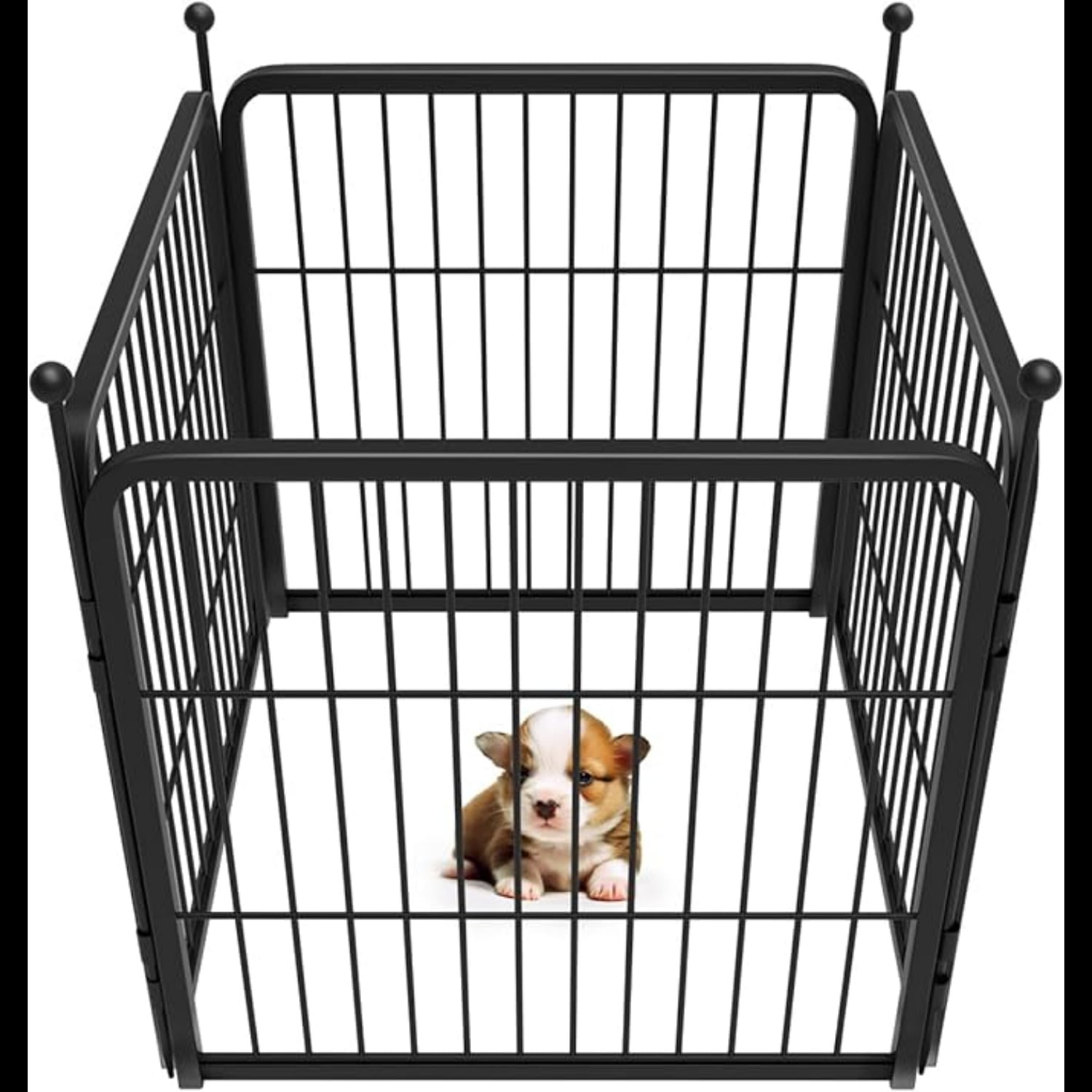 Dog Playpen for Yard, RV Camping, 24 inch 4 Panels for Puppy and Small ...