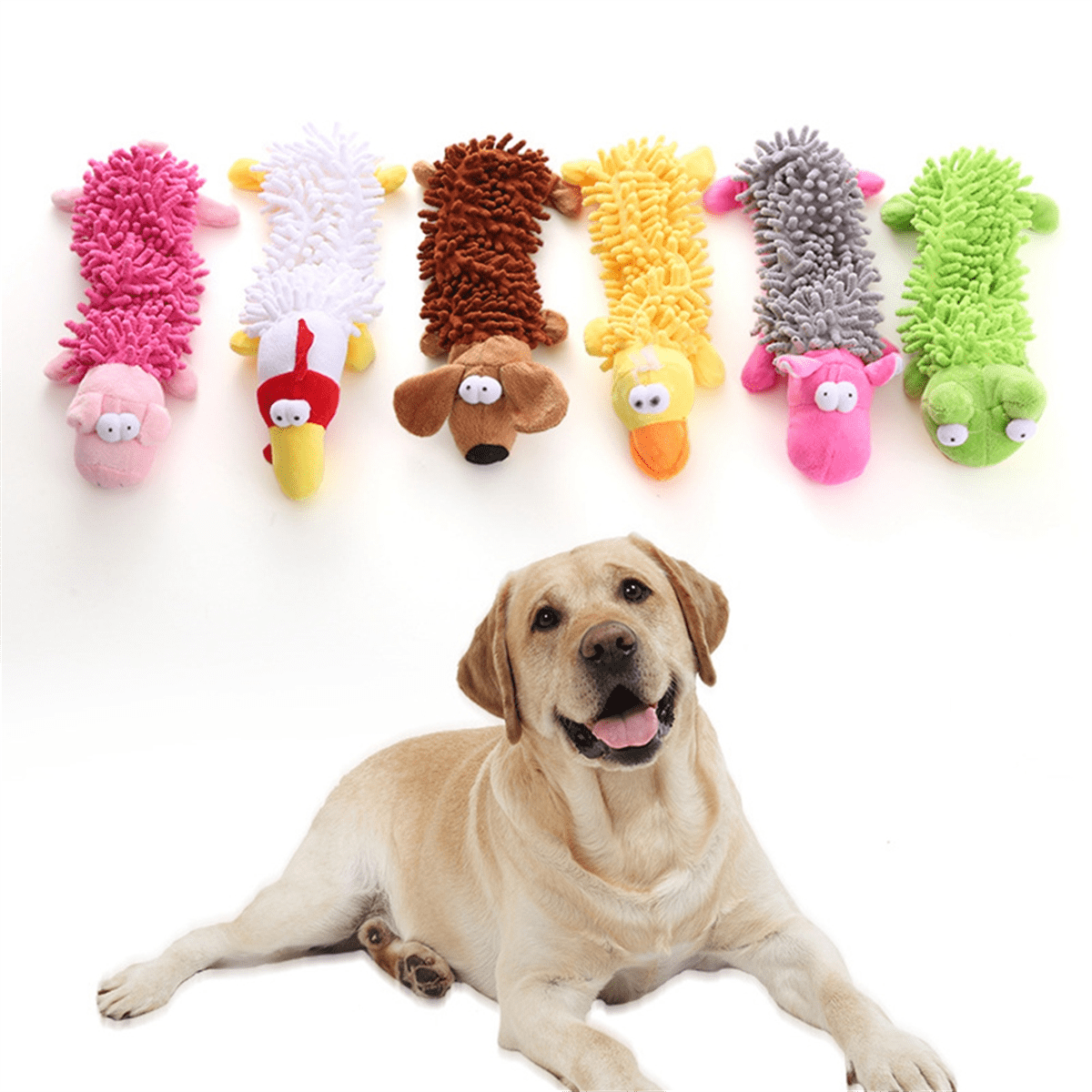 Dog Plush Sound Making Toys Chewing Teeth Grinding Training Plaything ...