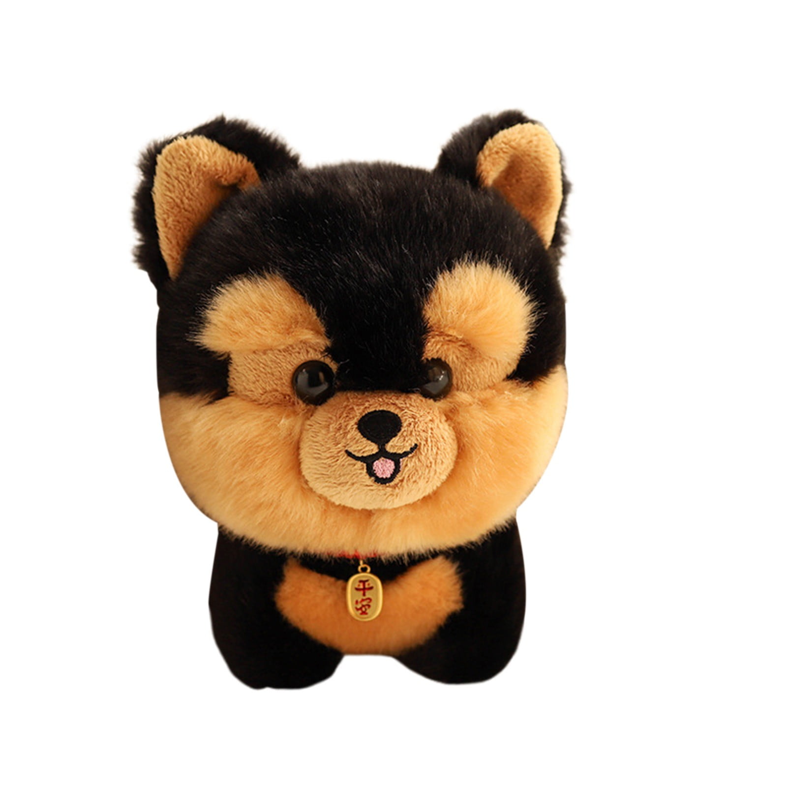 Dog Plush Stuffed Animal Soft Fluffy Puppy Pillow Realistic Simulated ...