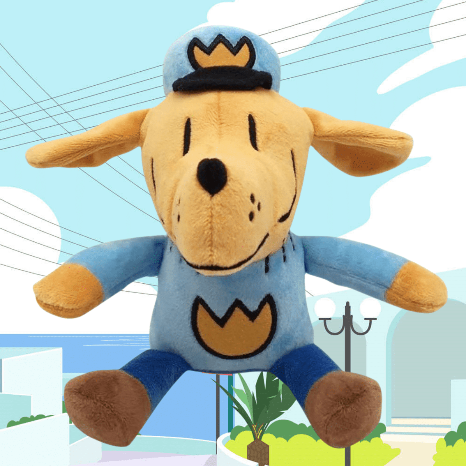 Dog Plush Stuffed Toys - Dog-Man Series Plushies , 9.8 Inch Funny Dog ...