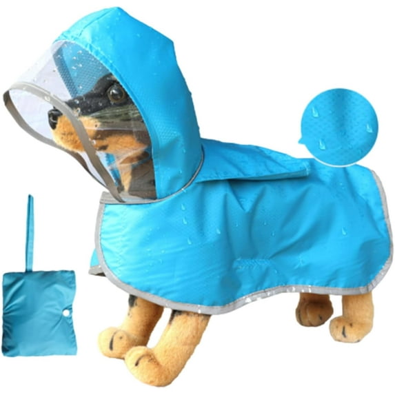 Dog Poncho, Dog Poncho for Medium Dogs, Dogs Ponchos Hooded Raincoat ...