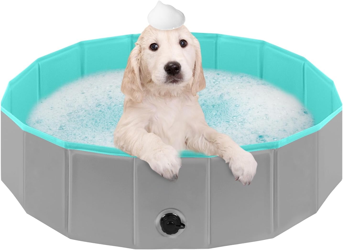 Dog Pool, Foldable Dog Pools for Large Dogs Portable Kiddie Pool Pet ...