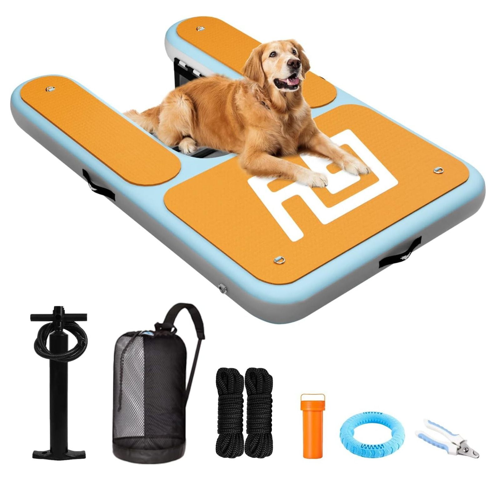 Dog Pool Ramp | 60×40" Pet Water Ramp | Dog Boat Ladder for Large Dogs ...