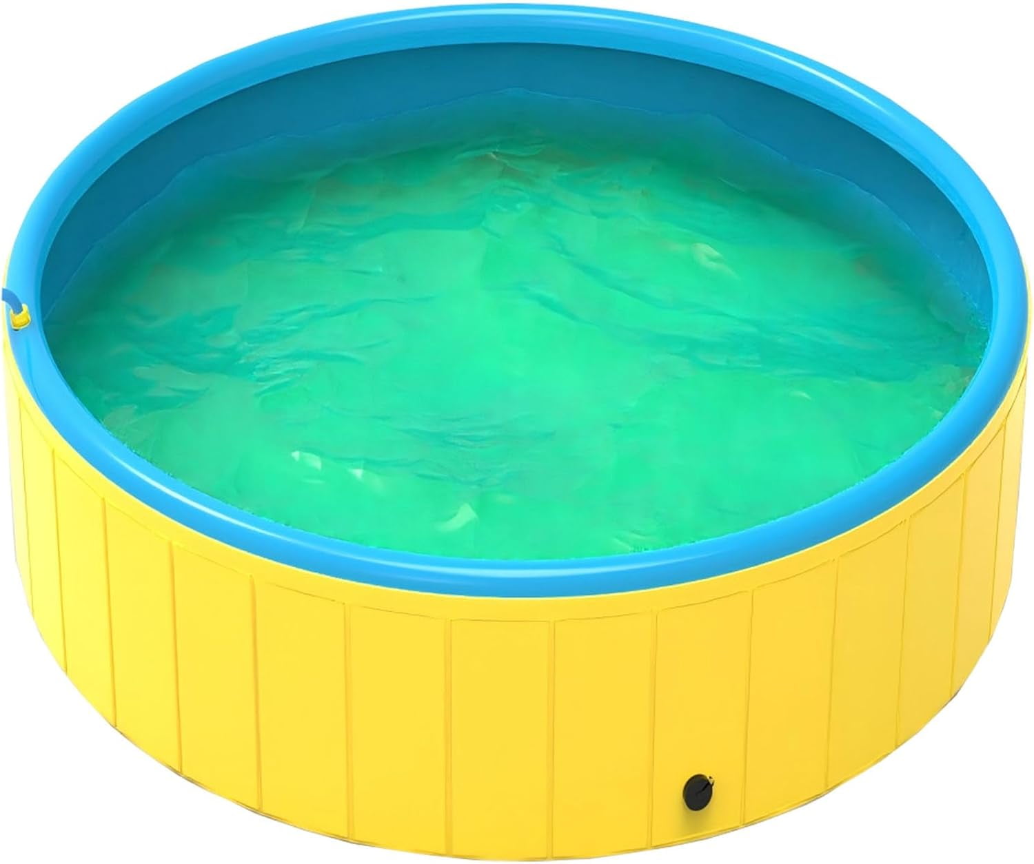 Dog Pool with Sprinkler, 79'' Foldable Dog Pools for Large Dogs, 2-in-1 ...