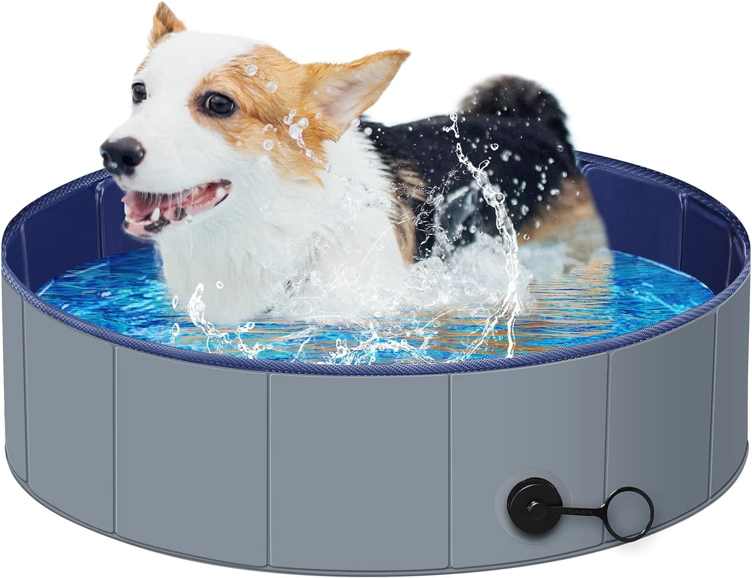 Dog Pool for Small Dogs, Plastic Pool Tub for Small Dogs for Kids, Dog ...