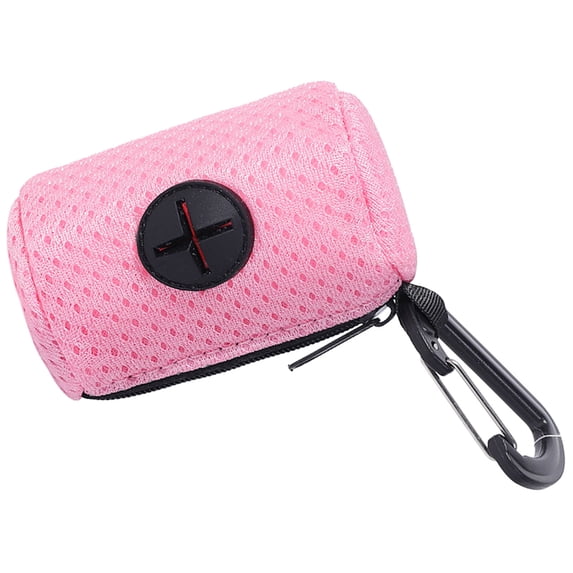 Dog Poop Bag Dispenser Hangable MeshFabric Pet Poop Bag Holder ...