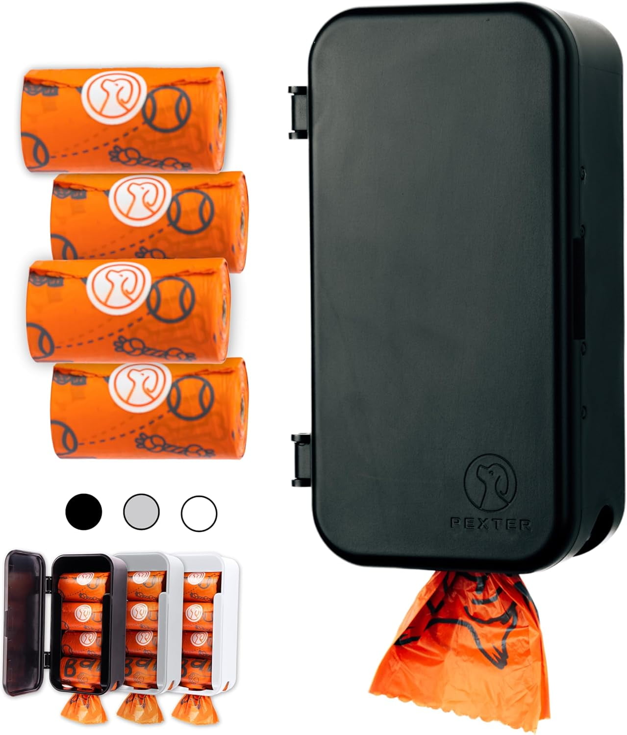 Dog Poop Bag Dispenser - Outdoor or Indoor Pet Waste Bag Dispenser ...