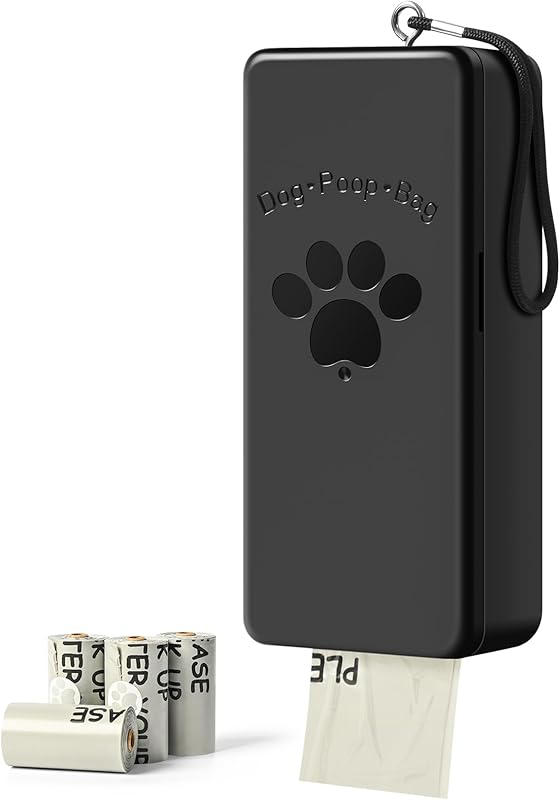 Dog Poop Bag Dispenser, Wall-Mounted Dog Bag dispenser Outdoor or ...