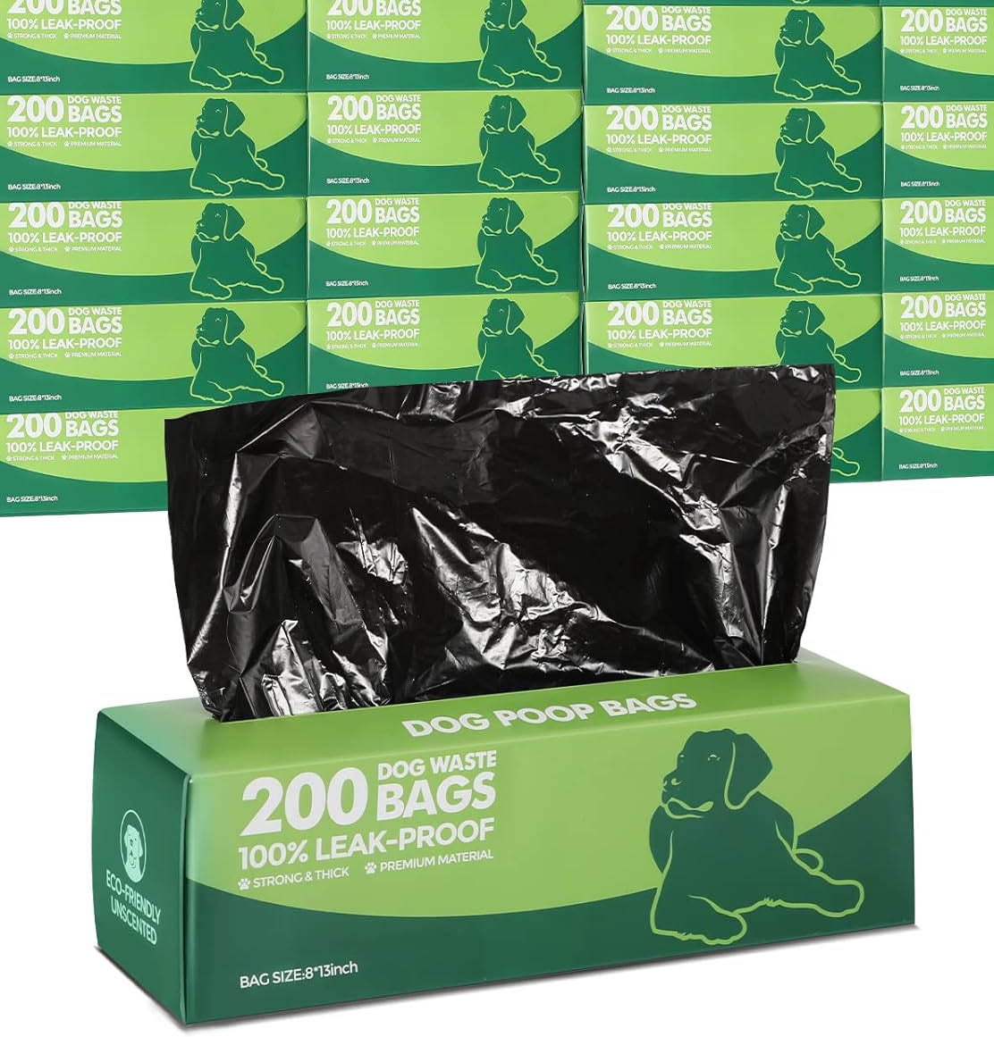 Dog Poop Bags Bulk Leak Proof Dog Waste Bags Universal Pet Waste Poop ...