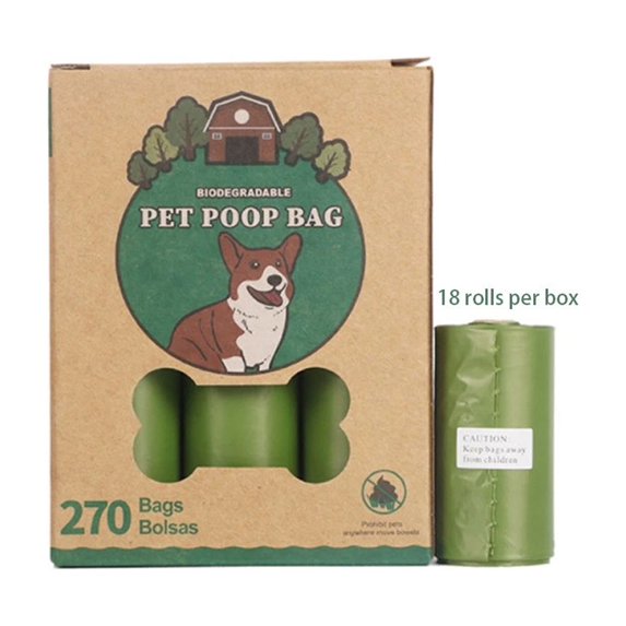 Dog Poop Bags with Dispenser, Thick Doggy Waste Bag Refill Rolls ...