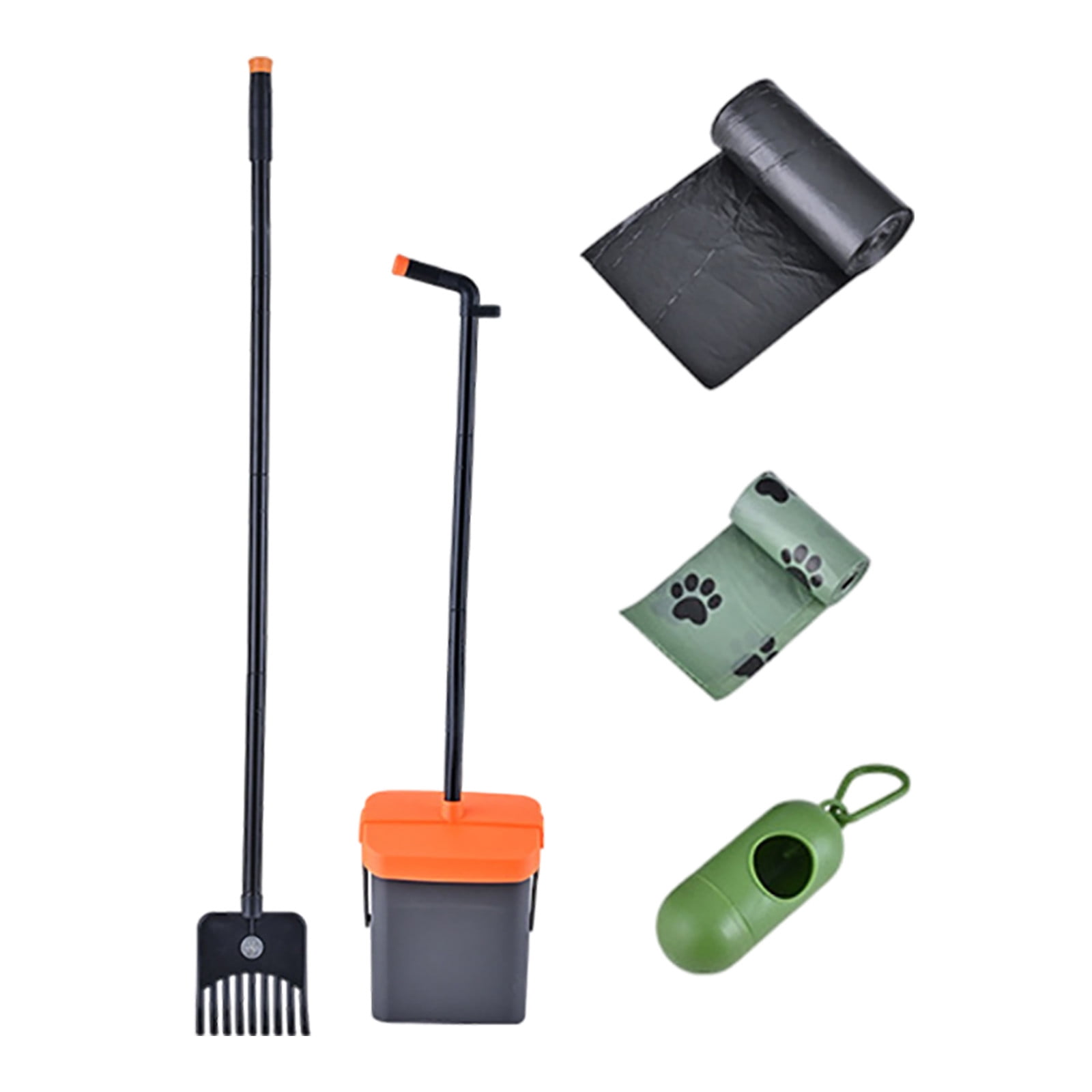 Dog Poop Shovel Rotating Garbage And Rake Equipped With 35 Dog Poop ...