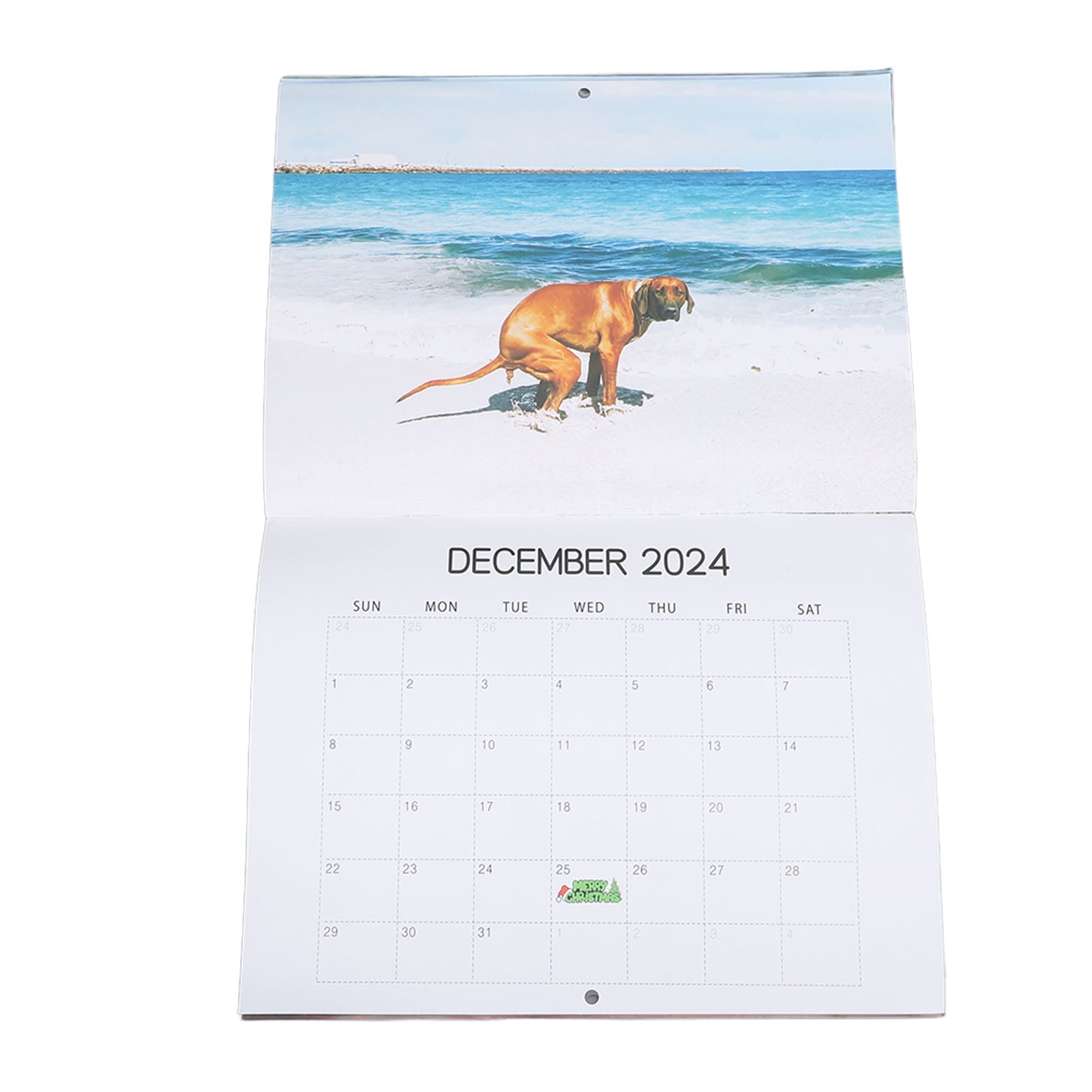 Dog Pooping Calendar, Monthly Dog Calendar Beautiful Places For Office ...