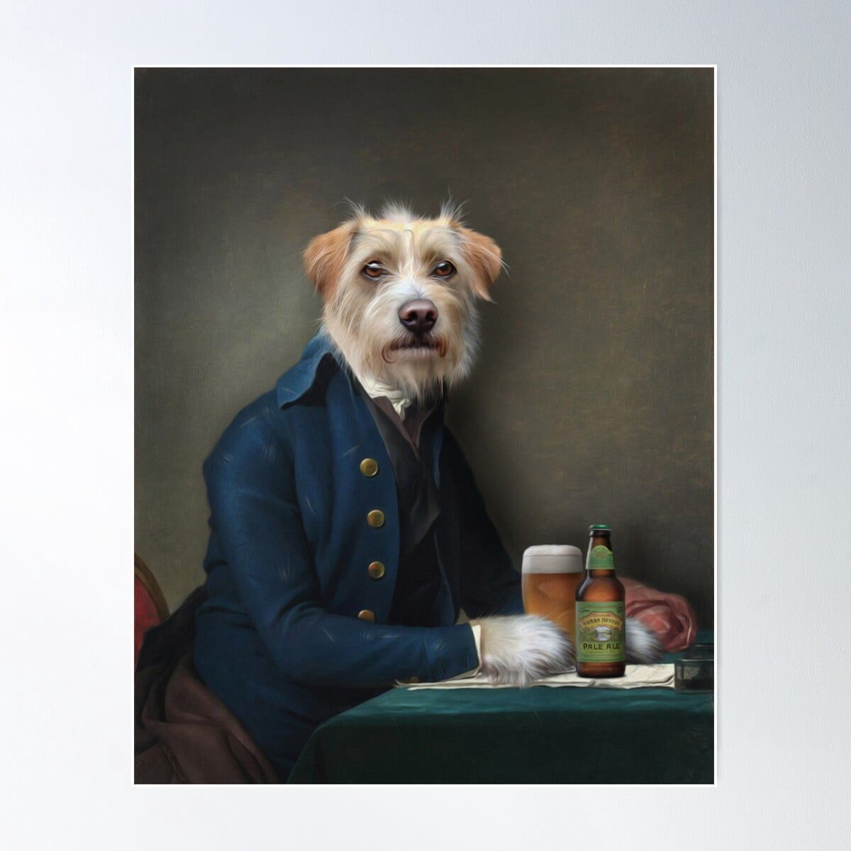 Dog Portrait - Vice President Poster, 8x12 UNFRAMED - Walmart.com