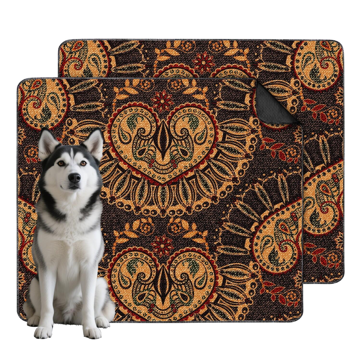 Dog Potty Pads Washable 35"x41", Absorbent Reusable Pee Pad for Dog ...