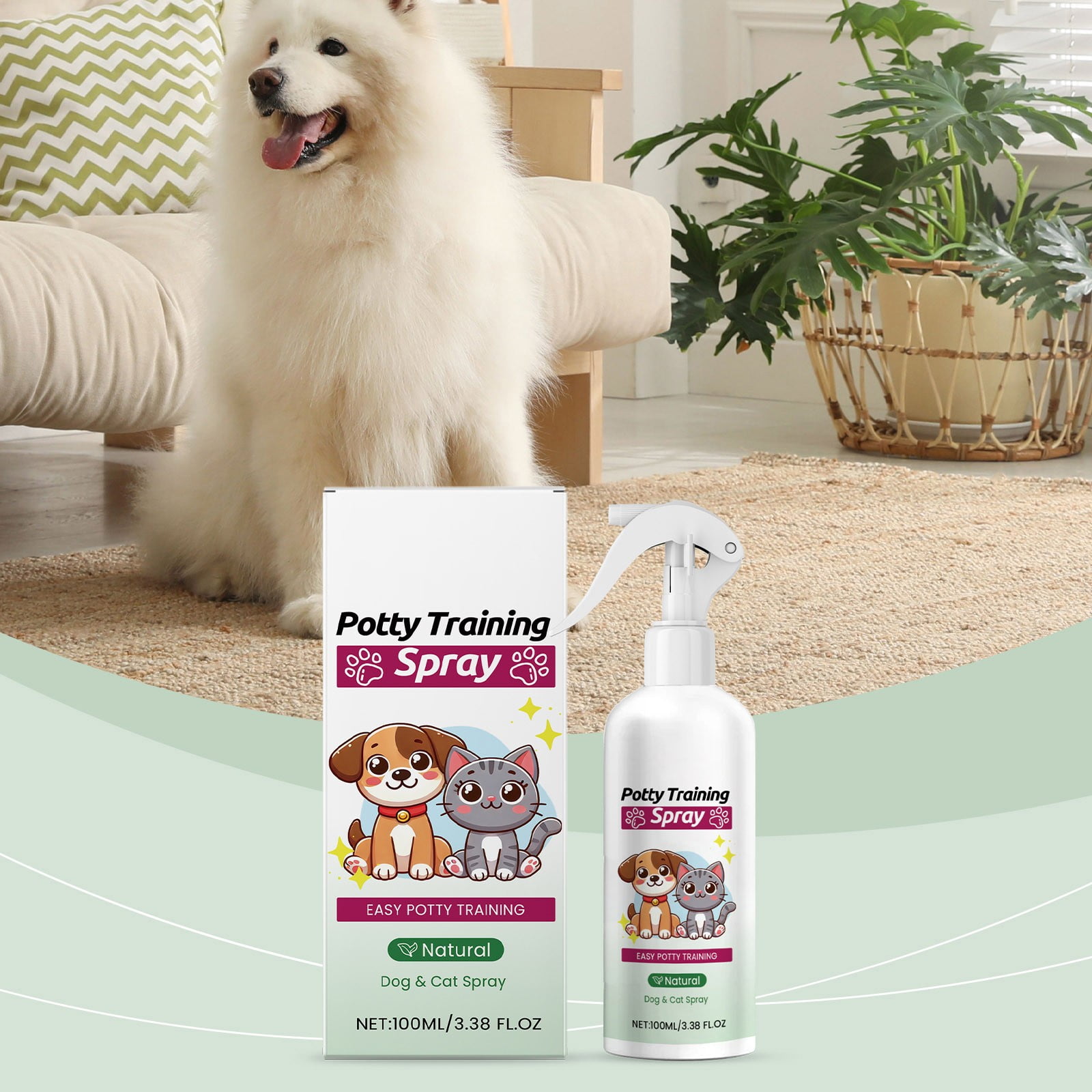 Dog Potty Training Spray 150ml | Puppy Potty Aid | Attractant Corrects ...