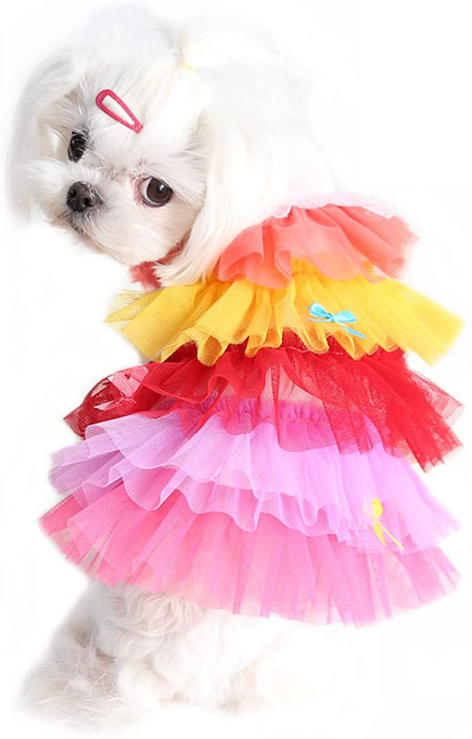 Dog Princess Dress Summer,Dog Tutu Dresses Puppy Cat Skirt Doggie ...