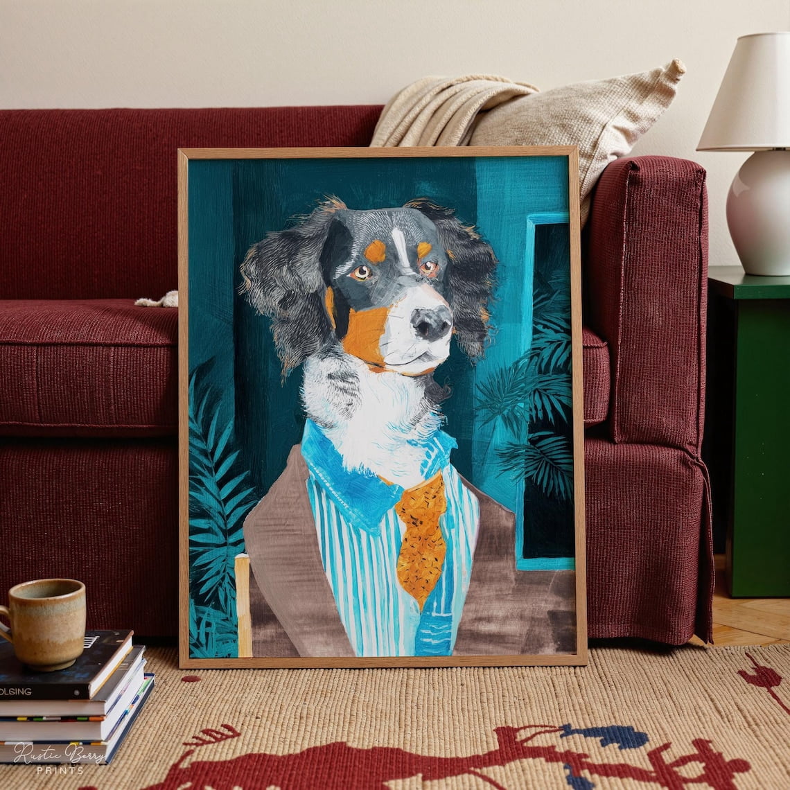 Dog Print Dog Poster Dopamine Maximalist Wall Art Fashion Dog Decor 1 ...
