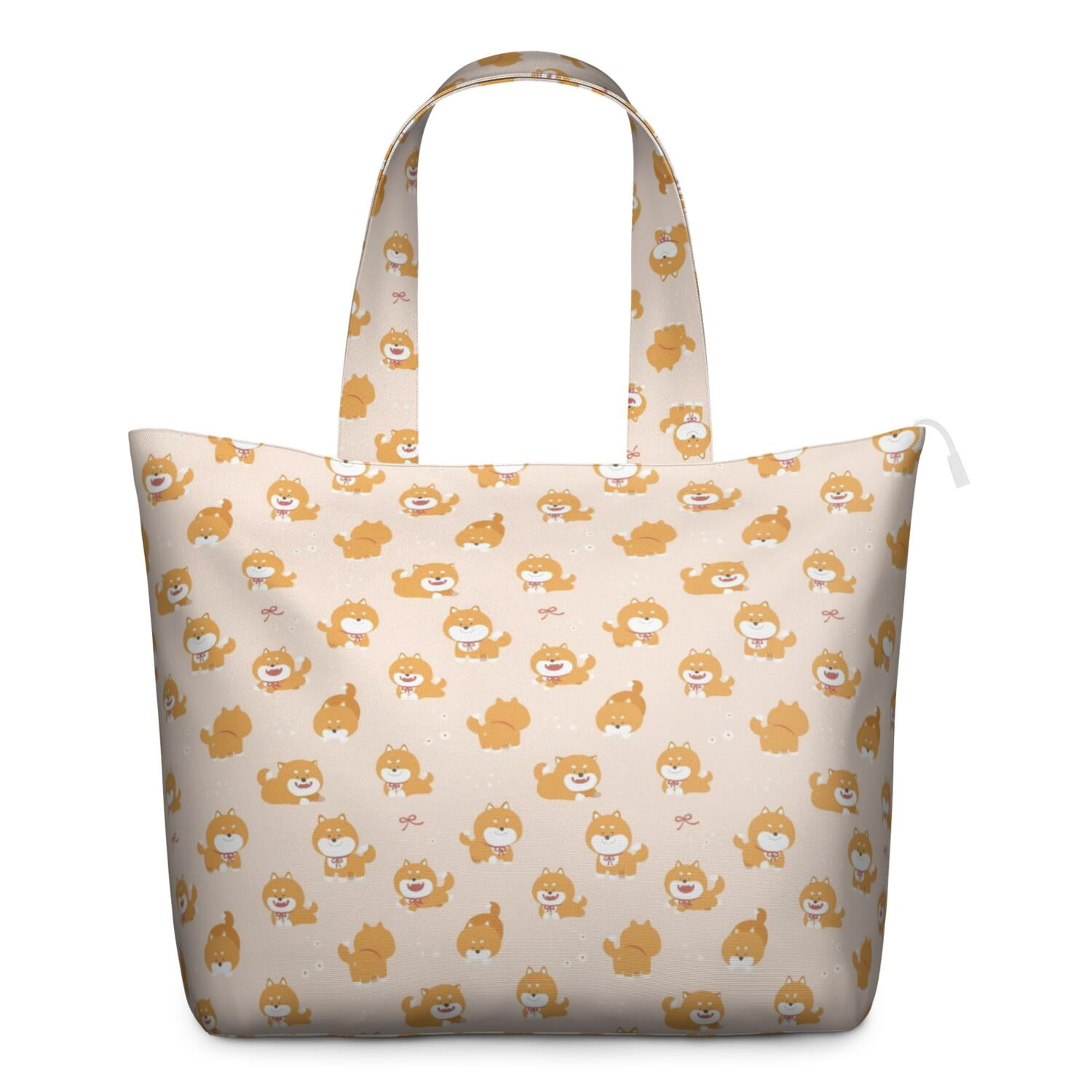 Dog Print Travel Bag for Women, Cute and Adorable Puppy Pattern Duffel ...