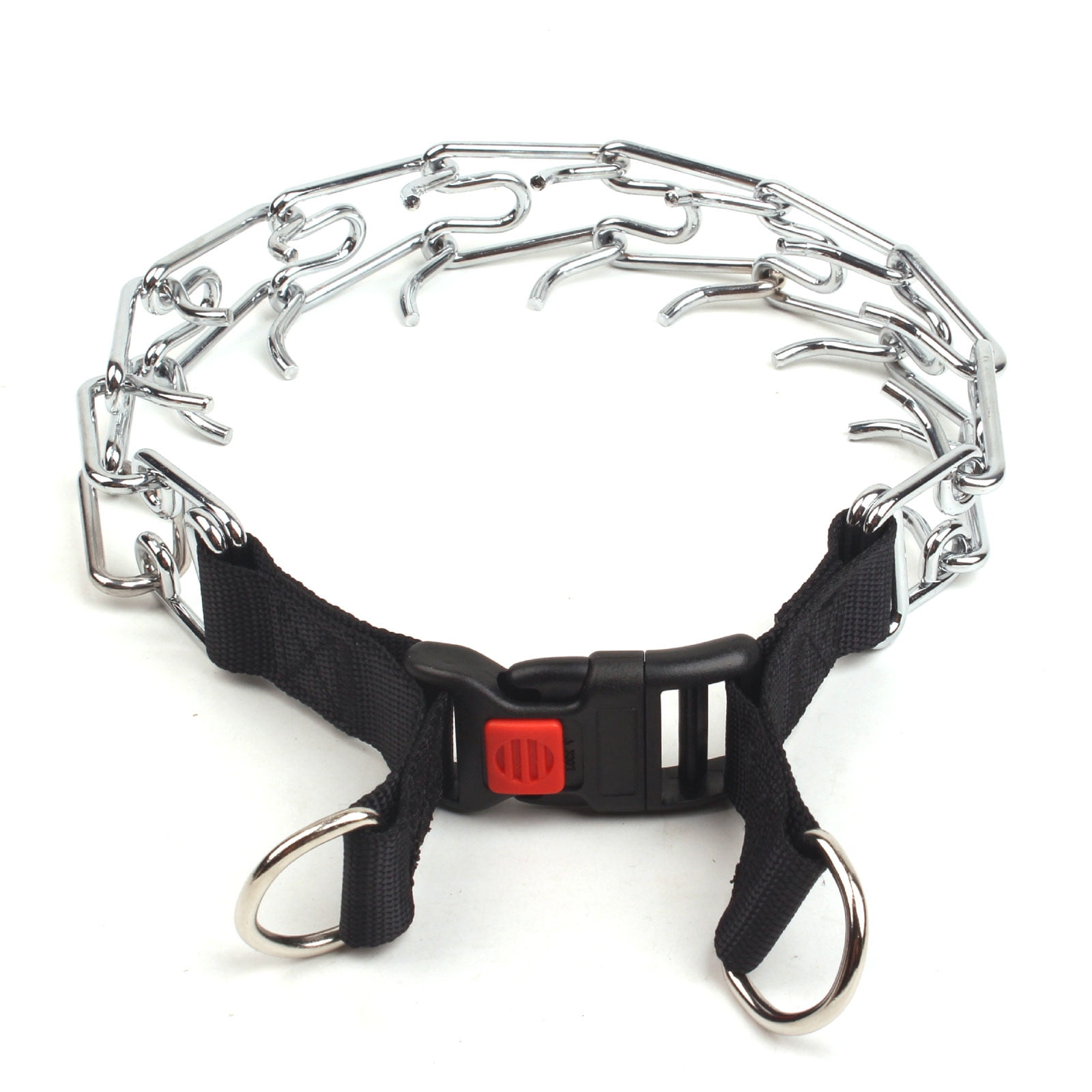 Dog Prong Collar No-Pull Dog Training Collar with Quick-Release Safety ...