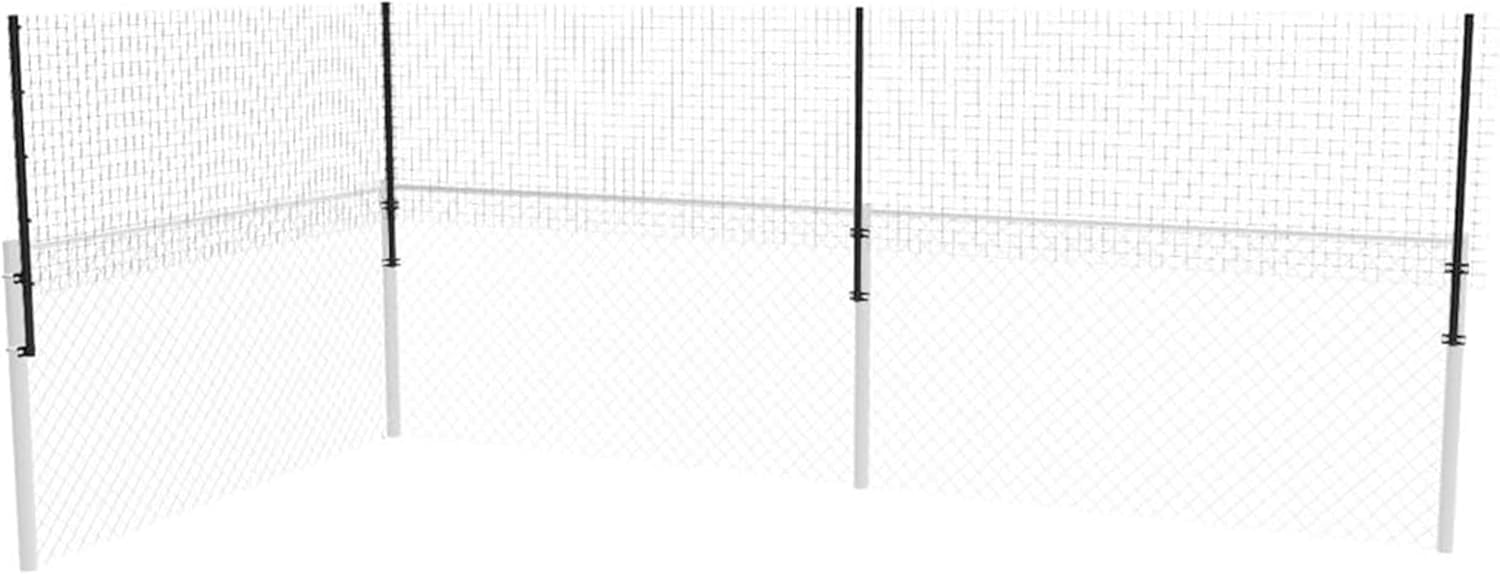 Dog-Proofer Vertical Fence Extension System - Includes Galvanized Steel ...