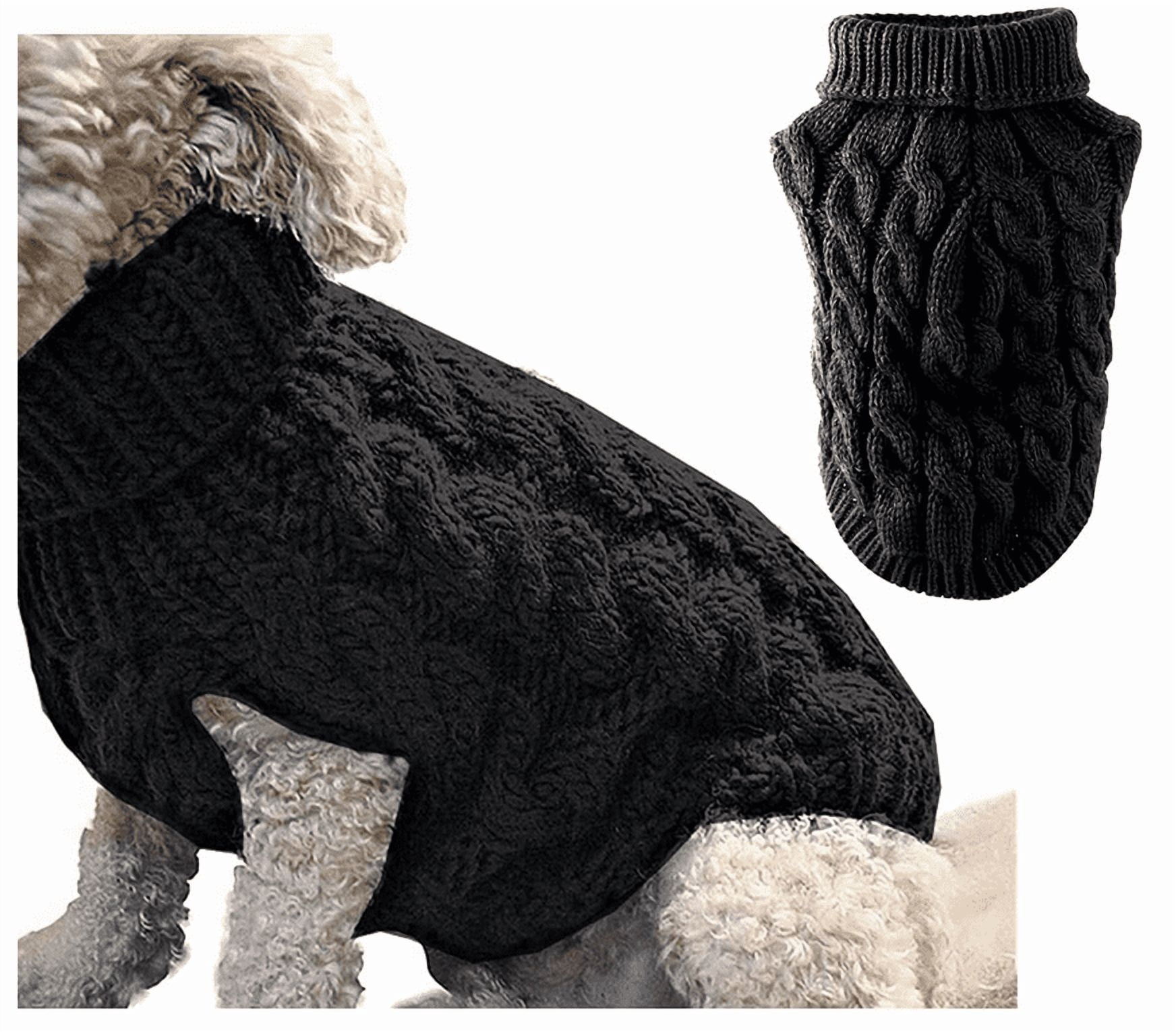 Dog Pullover Sweatshirt, Dog Winter Sweaters Warm Dog Clothes Vest ...