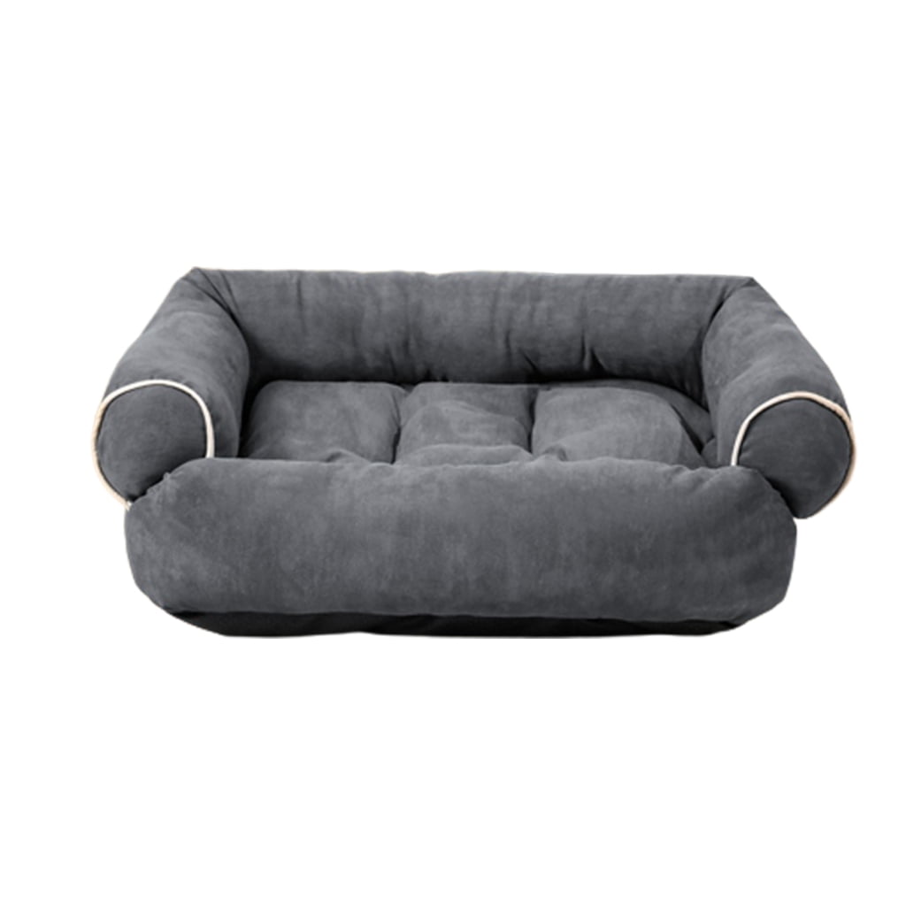 Dog Puppy Bed Non-Slip Base Detachable Cushion Sofa for Small to Medium ...