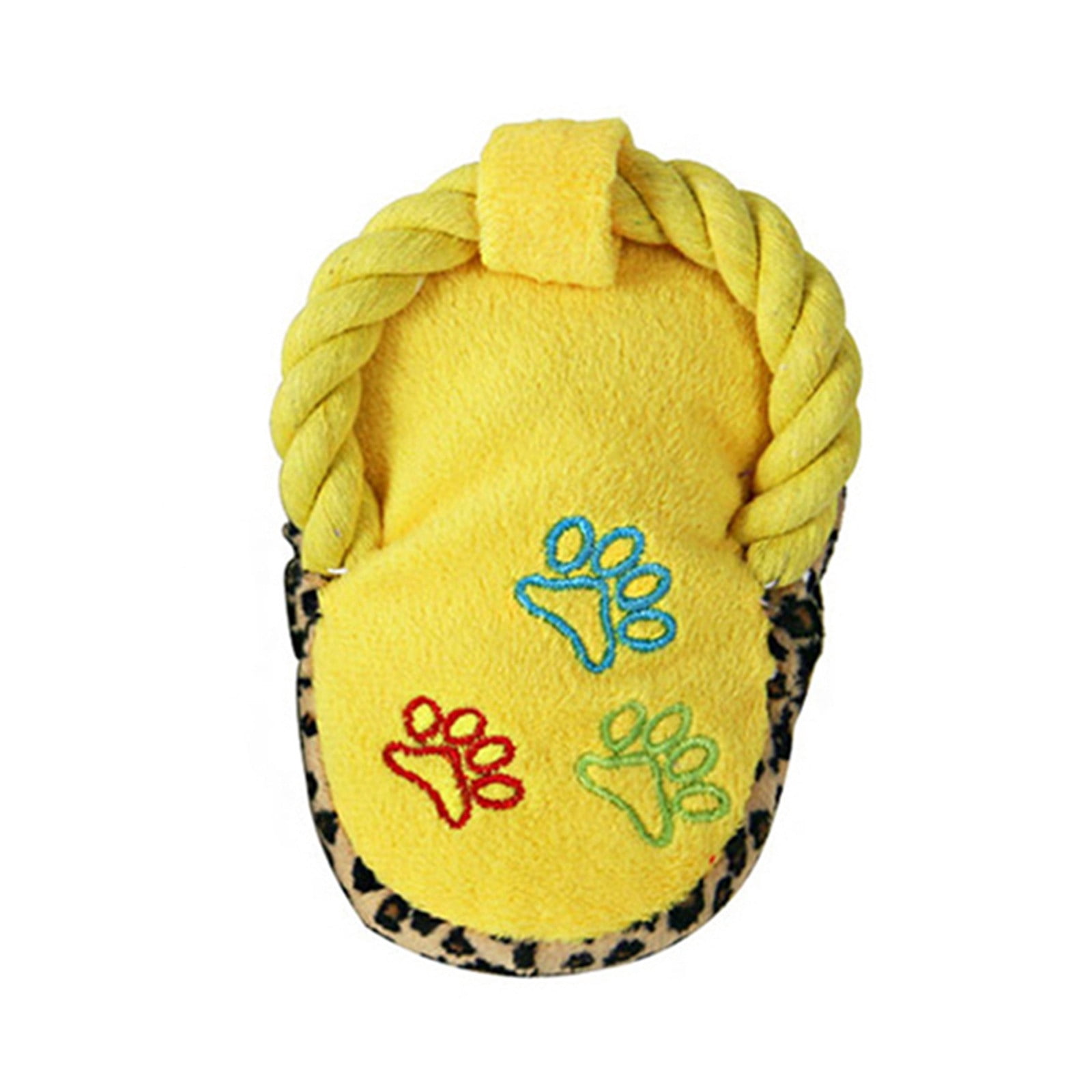 Dog Puppy Chew Toy Squeaky Plush Sound Cute Soft Plush Slipper Design ...