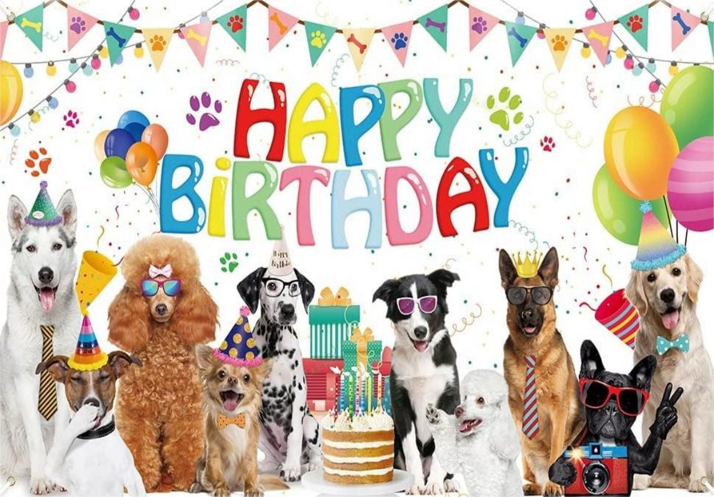 Dog Puppy Owner Pet Photography Backdrops Background Scenic Baby Shower ...