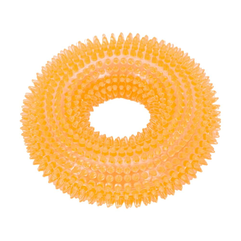 Dog Puppy Soft TPR Chew Toys Teething Pet Bite Dental Circle Healthy ...