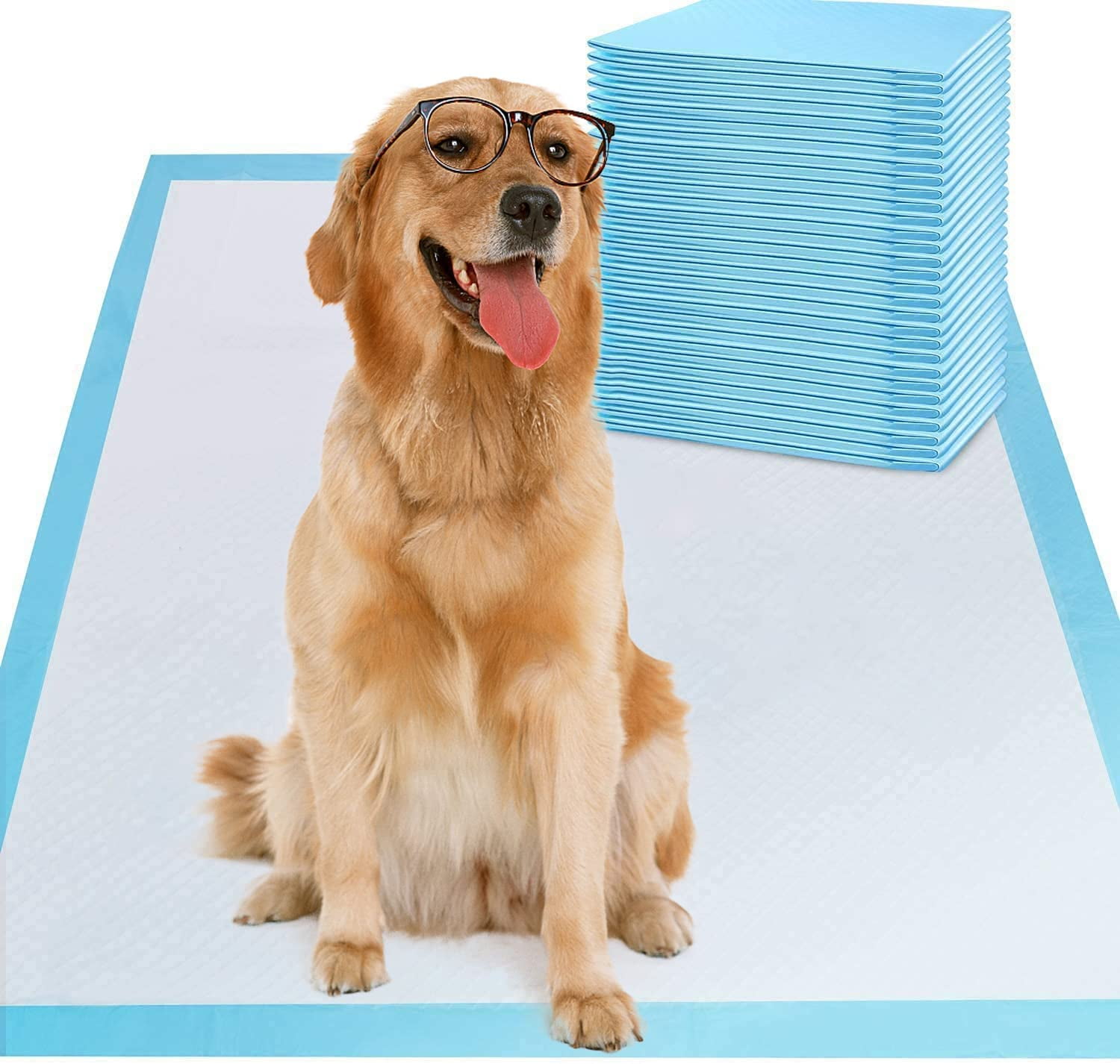 Dog and Puppy Training Pads, Potty Pads, Dog Pads Diapers Leak-Proof 6 ...