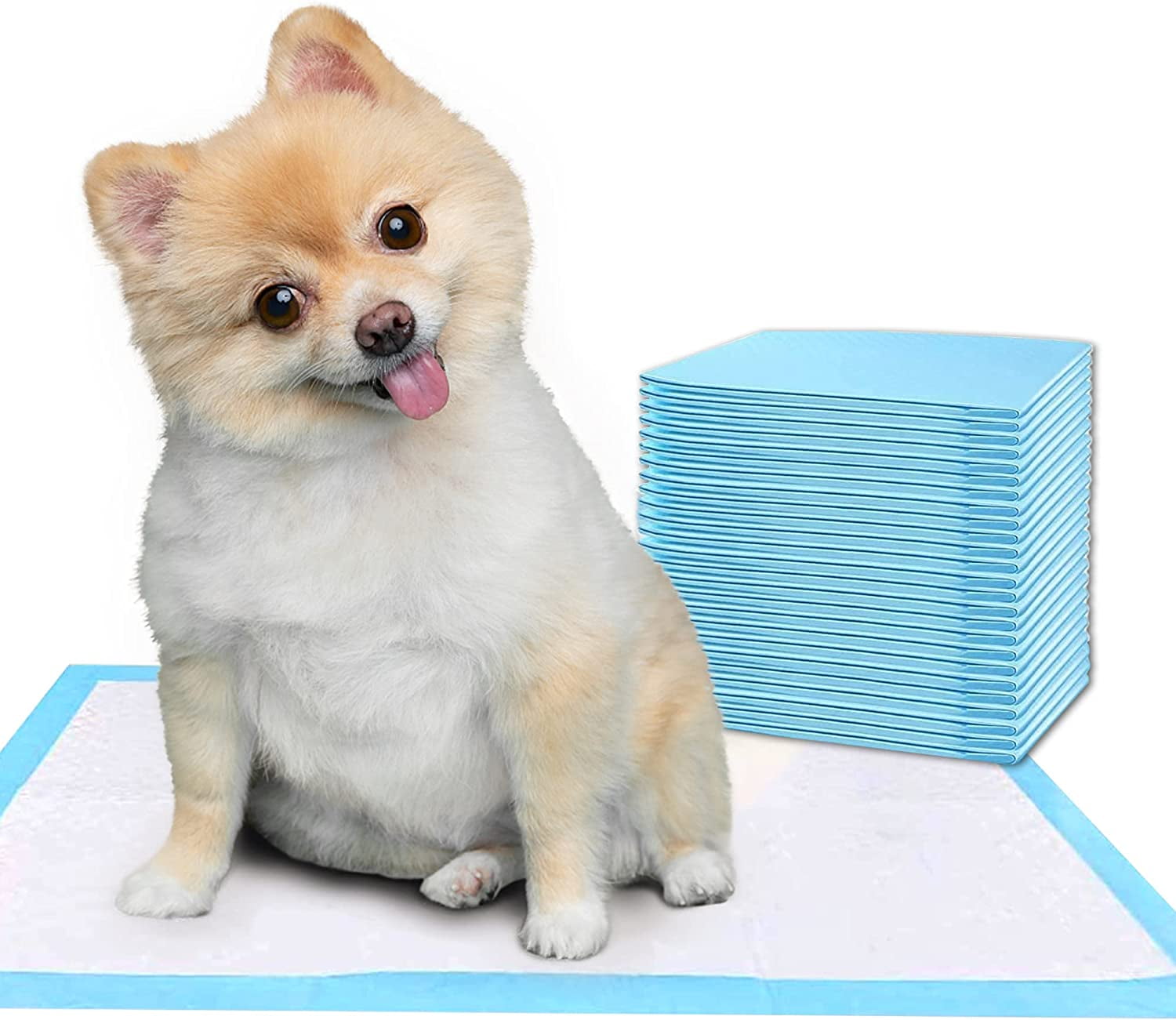 Dog and Puppy Training Pads,Potty Pads, Dog Pads Diapers Leak-Proof 6 ...