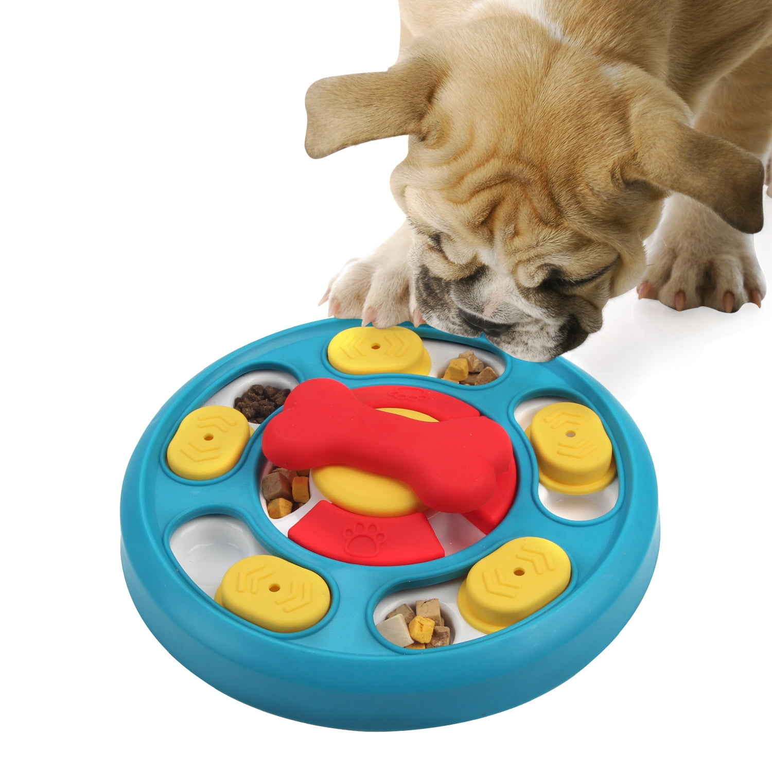 Dog Puzzle Toy Pet Interactive Food Dispenser Feeding Game Feeder Toys ...