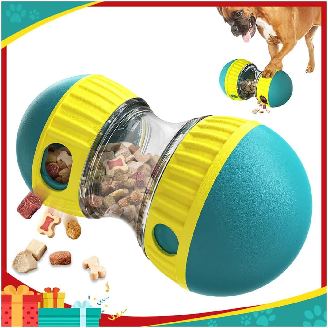 Dog Puzzle Toys, Rolling Treat Dispensing Ball, Brain Stimulation ...