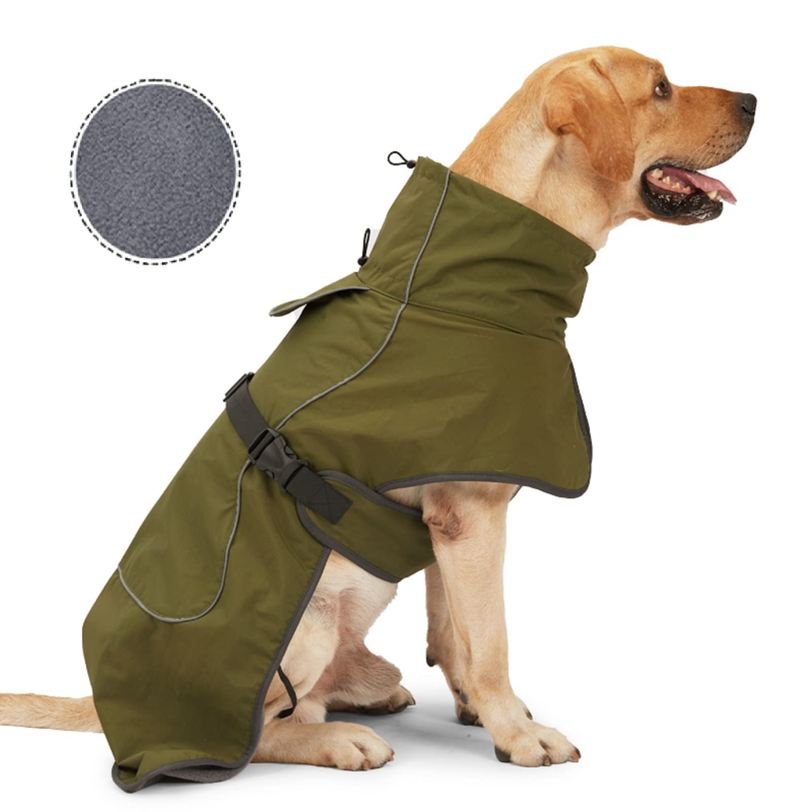 Dog Raincoat Green X-Small Waterproof Windproof Pet Outerwear - Walmart.com
