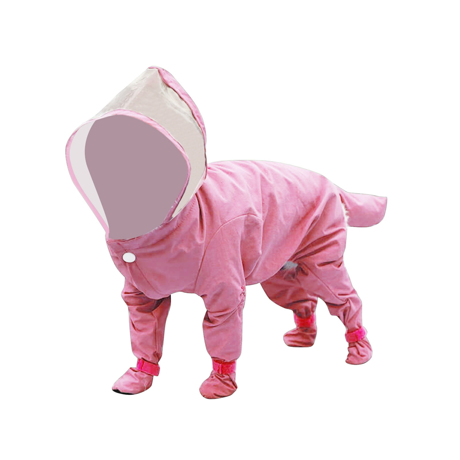 Dog Raincoat Puppy Raincoats With Hood Dog Rain Jacket & Rain Boots ...