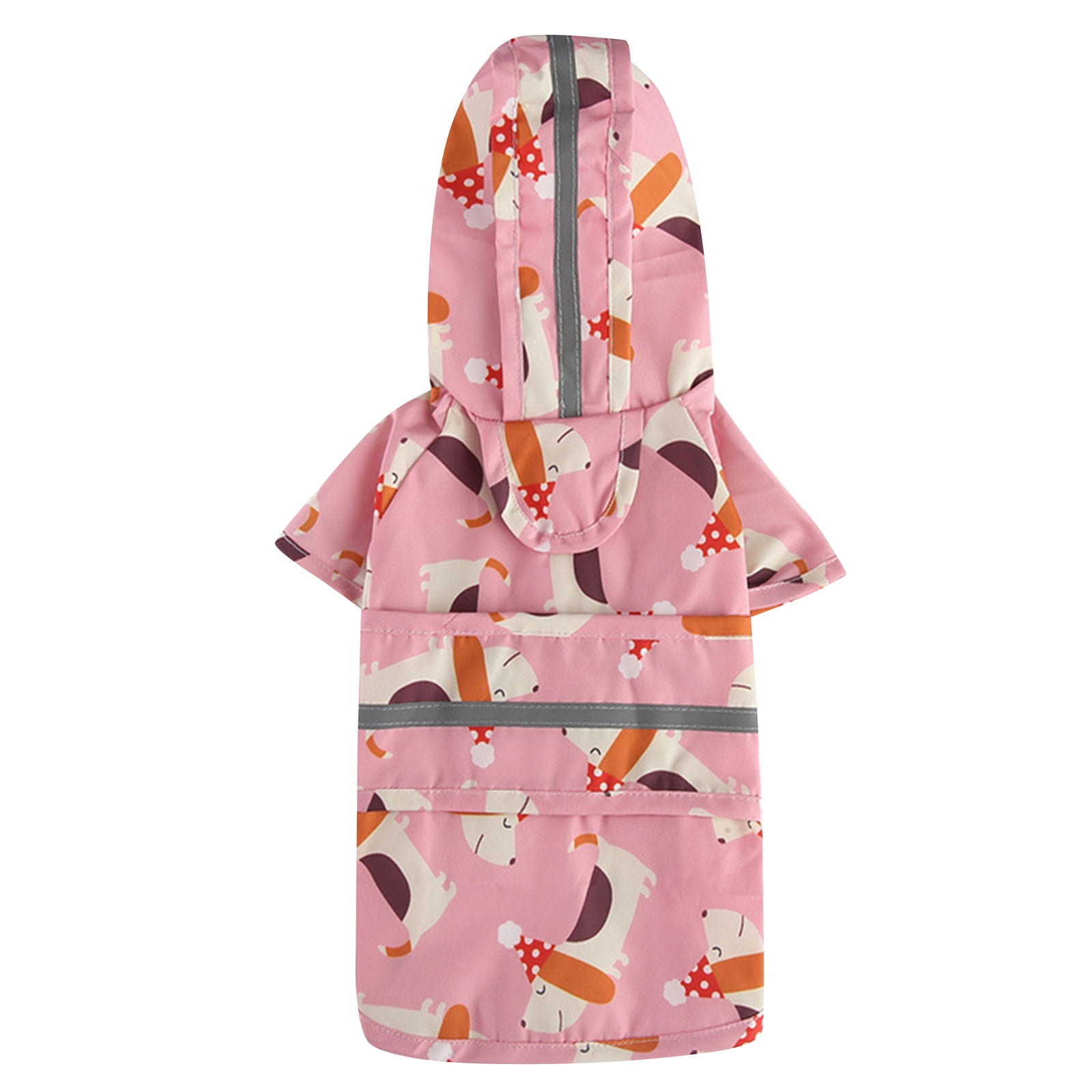 Dog Raincoat Water Proof Adjustable Lightweight Rain Coat With Clear ...