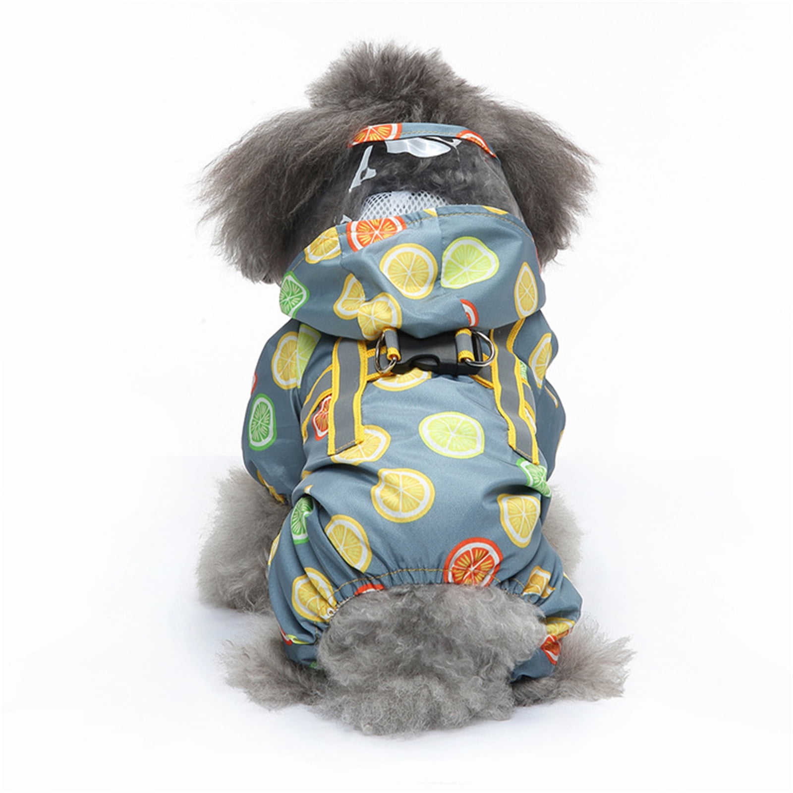 Dog Raincoat Waterproof - Dog Rain Jacket with Harness and Hood ...