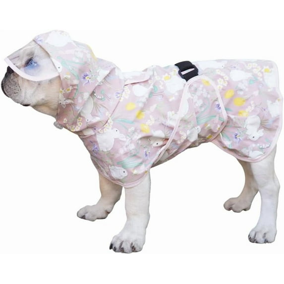 Dog Raincoat, Waterproof Pet Raincoat with Hood, Reflective, Adjustable ...