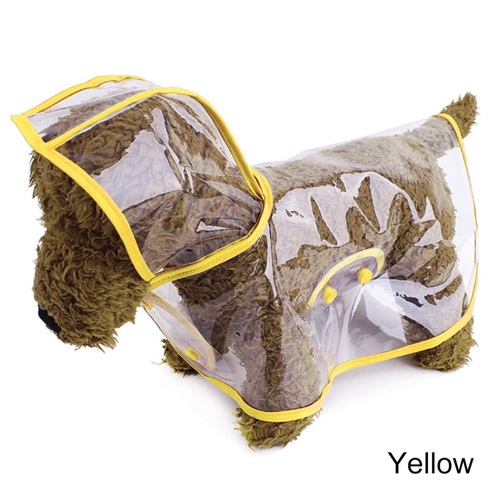 Dog Raincoat Waterproof Transparent Raincoat For Pets Small And Medium ...
