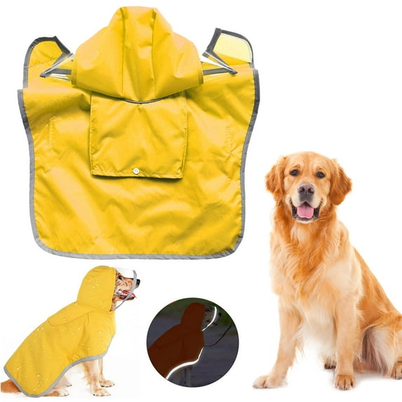 Dog Raincoat, Waterproof Windproof Rain Jacket, Dog Poncho for Small ...