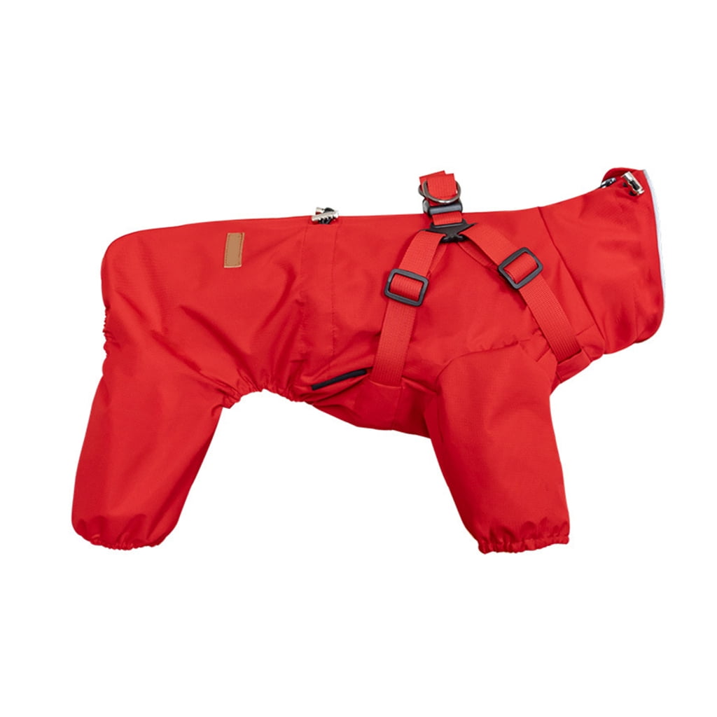Dog Raincoats Hooded Slicker Large Ponchos for Small to Large Dogs and ...