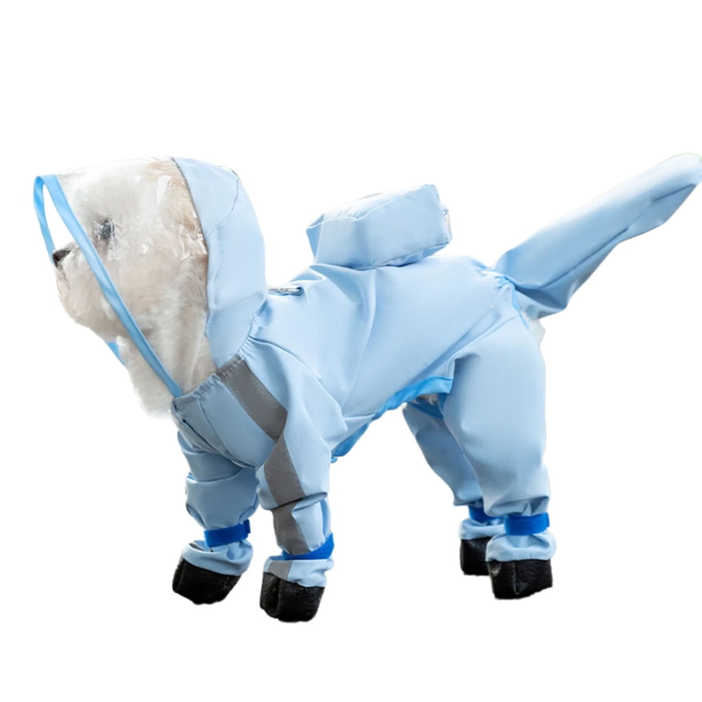 Dog Raincoats Hooded Slicker Large Ponchos for Small to Large Dogs and ...