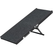 Pefilos Foldable Plastic Dog Ramp, 60" Lightweight Portable Pet Stairs ...
